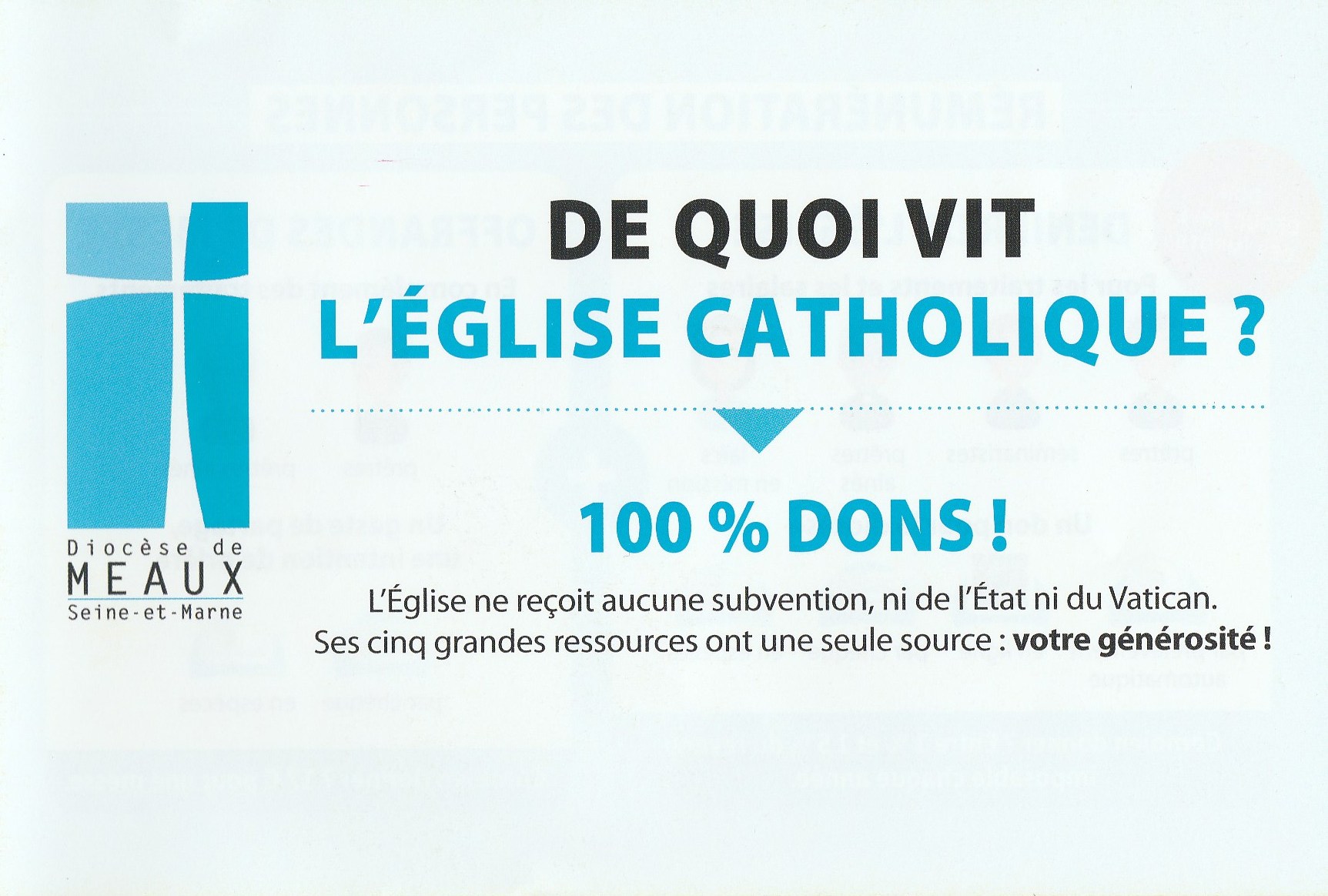 Les offrandes - Pôle Missionnaire Catholique de Fontainebleau
