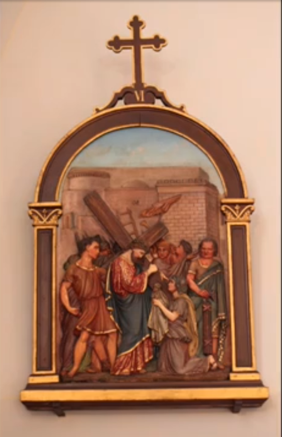 Chemin de croix 6° station - Pôle Missionnaire Catholique de Fontainebleau