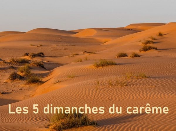 Les 5 dimanches du carême (5) - Année A - Pôle Missionnaire Catholique ...
